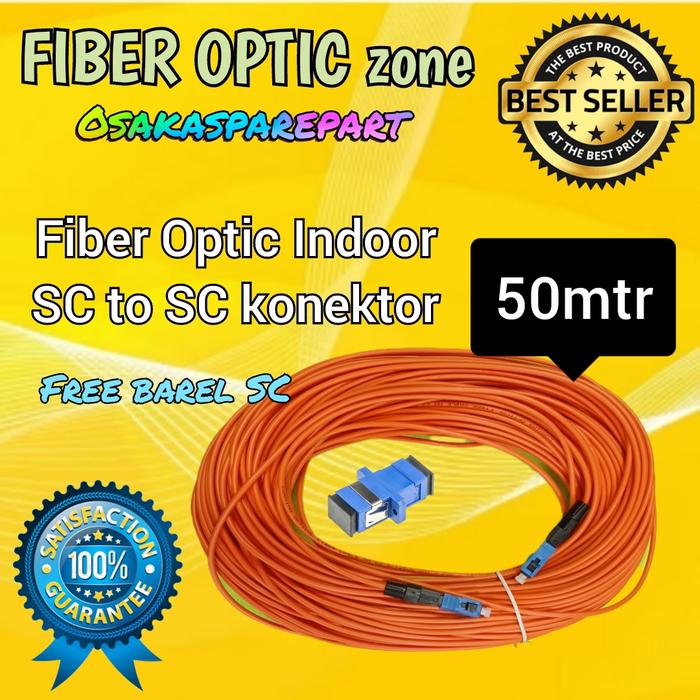 Jual Kabel Optic Indihome SC-SC 50 meter standart Telkom - Kota ...