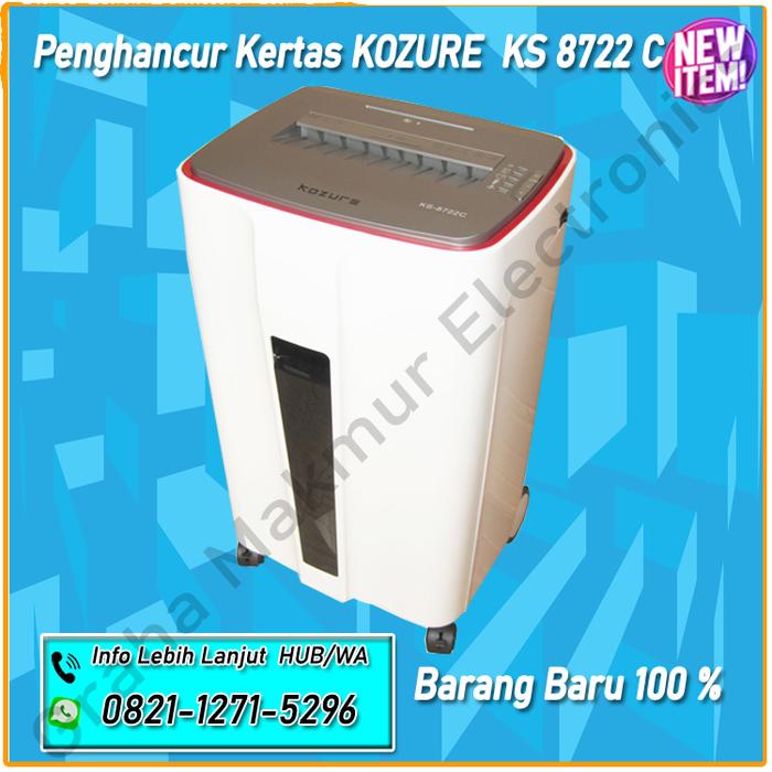 Jual Penghancur kertas cross cut paper shredder kozure ks-8722c ...