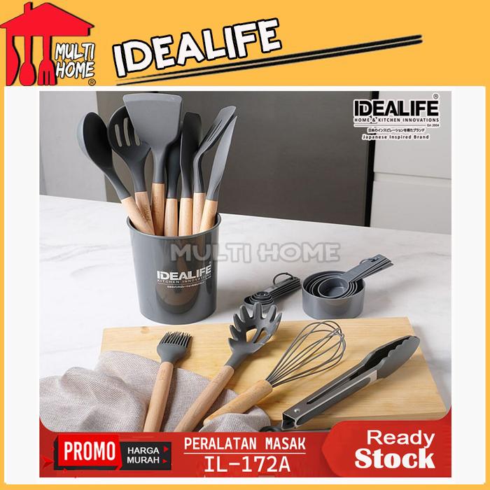 Promo Peralatan Masak Spatula & Sutil Idealife IL-172A Utensil Set ...