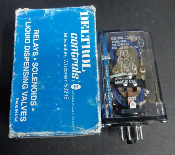 Jual Deltrol Controls 105ML Magnetic Latching Relay SPDT 10A Coil ...