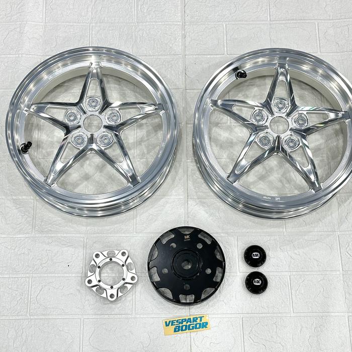 Jual Velg mk factory star original vespa matic ring 12 - Gold - Kota ...