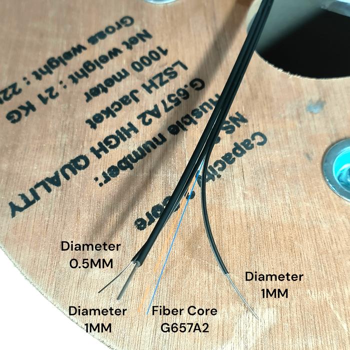 Jual Kabel Fo Dropcore 2 Core 3 Seling Ns2 High Quality Fiber Optic ...