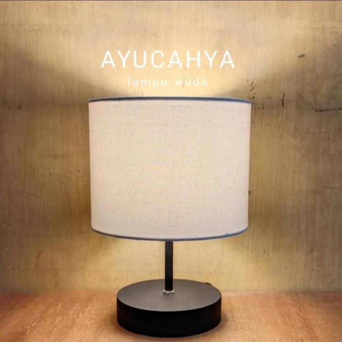 Jual Lampu meja lampu nakas lampu baca lampu nakas lampu hias - WUDA PUTIH, +lamp Led 10w P ...