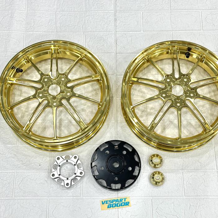 Jual Velg mk factory drag original vespa matic ring 12 - Gold - Kota ...