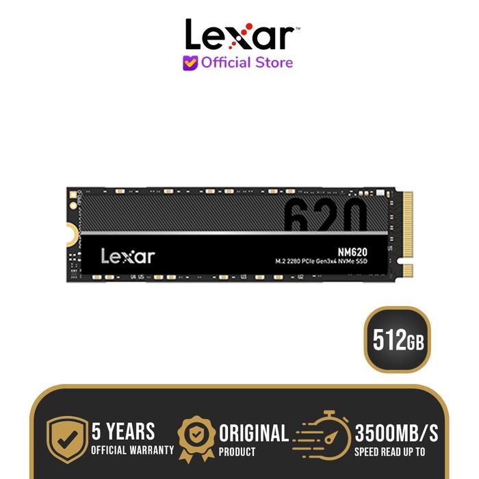 Promo Lexar SSD NM620 Pcie 3.0 NVMe M.2 512GB - LNM620 512 GB Cicil 0% ...