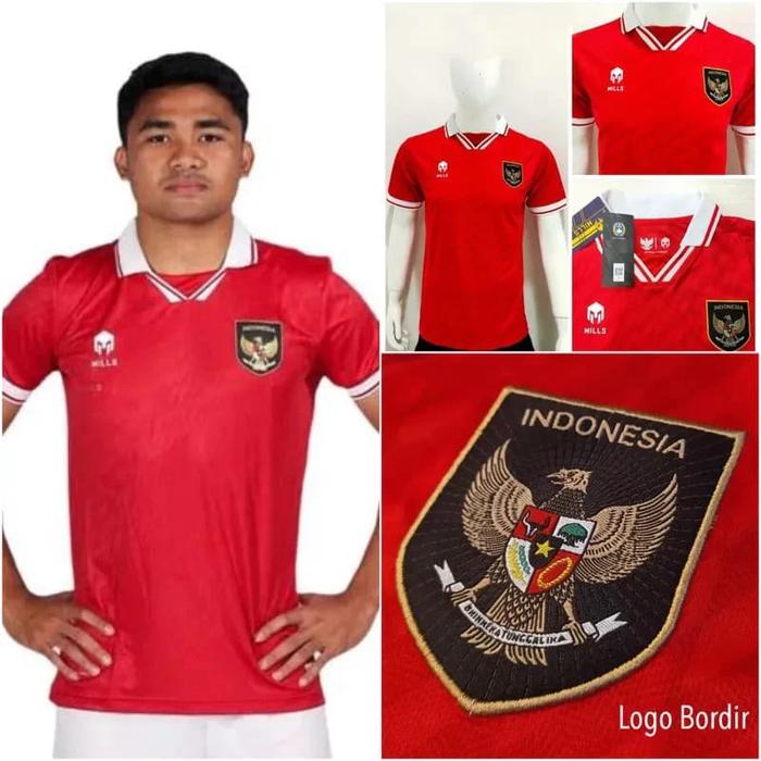 Promo JERSEY TIMNAS INDONESIA 2022-2023 MILLS REPLICA VERSION - HOME, L ...