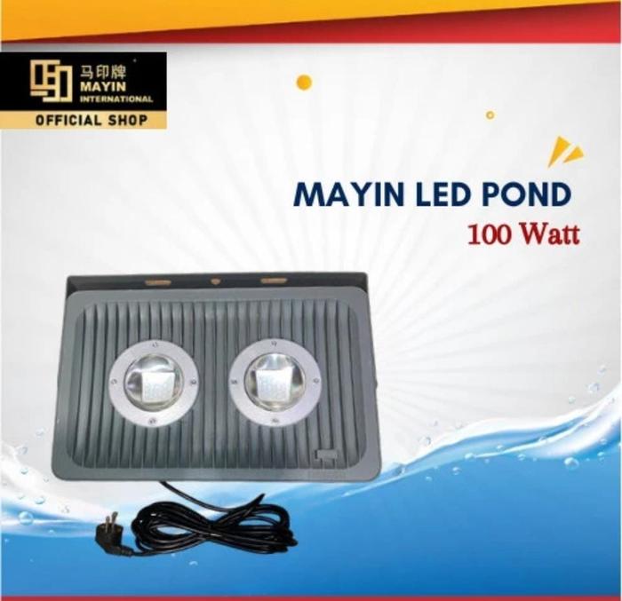 Promo MAYIN POND LED View Lamp Lampu Sorot Kolam Koi Koki Arwarna ...