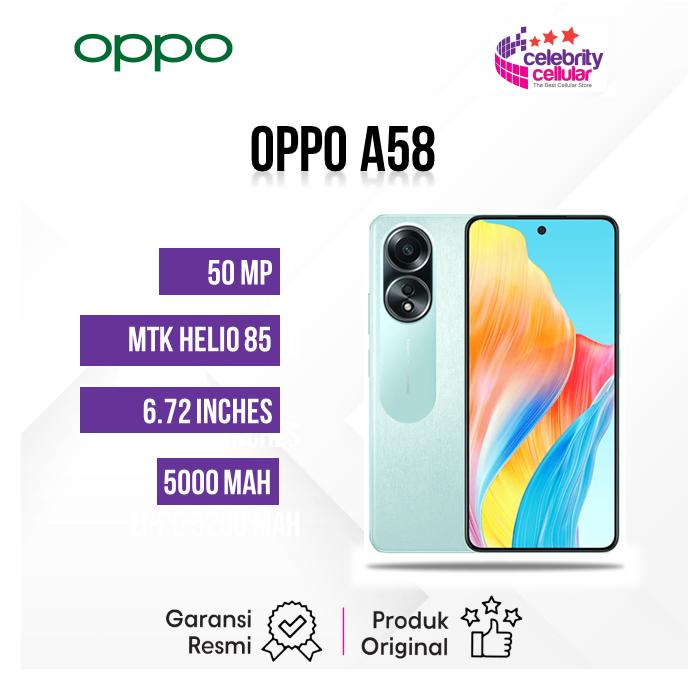 Jual OPPO A58 4G RAM 8 ROM 128GB Garansi resmi 1 Tahun - Kab ...