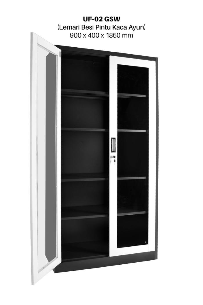 Jual UNO UF-02 GSW Metal Cabinet Lemari Besi Loker Besi Kaca - Jakarta Pusat - NEW LOOK ...