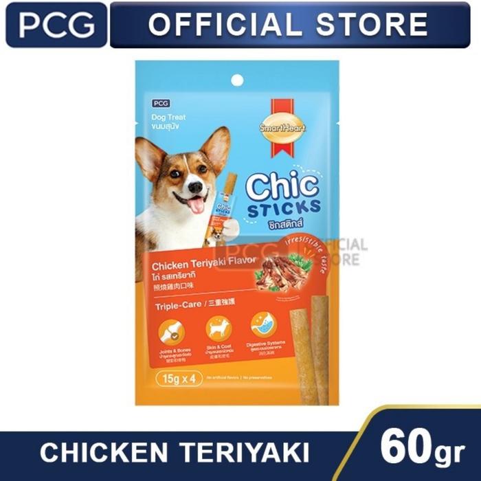 Jual SmartHeart Chic Stick Dog Chicken Teriyaki Flavor 60g Snack ...