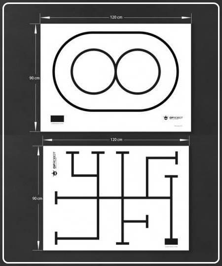 Jual Track Map for Line Tracking / line following Robot - Kota Surabaya ...