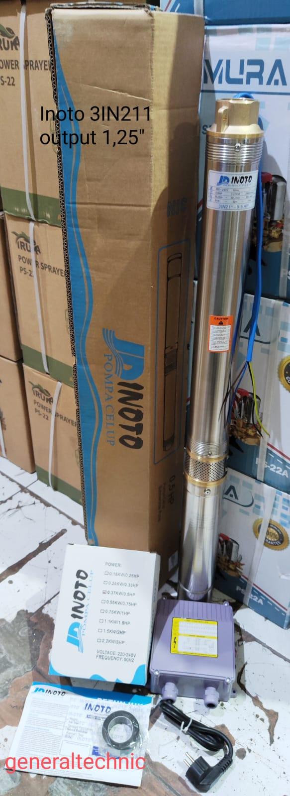 Jual Submersible Pump Inoto Pompa Celup Satelit Pump Inoto 3" 1/2HP /4 ...