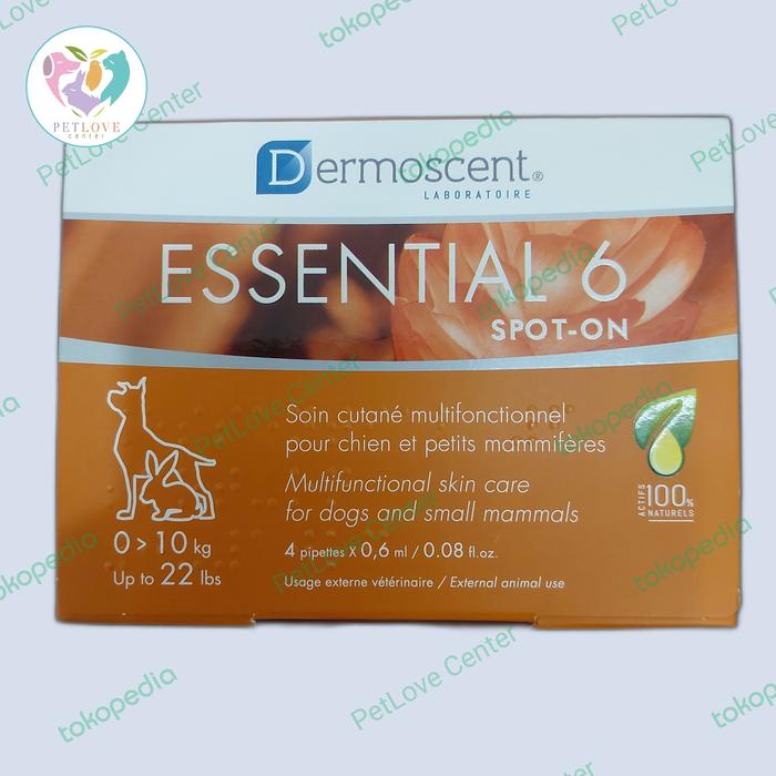 Jual DERMOSCENT/ ESSENTIAL 6 SPOT ON DOG RABBIT/ 0 - 10 KG - Jakarta ...