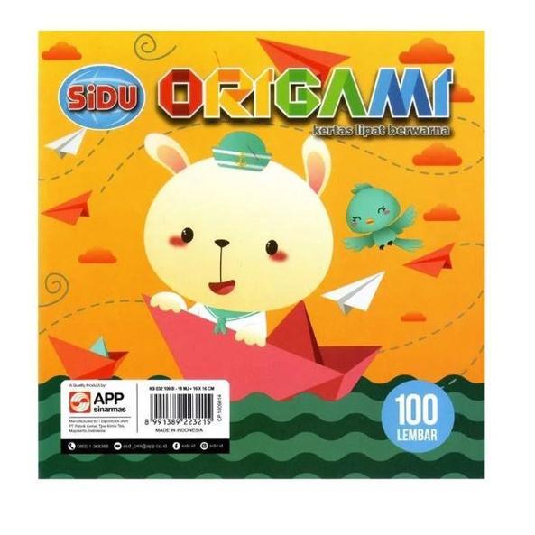 Jual Kertas Lipat Origami Besar Sidu 16Cm X 16Cm [100 Lembar] Kertas ...