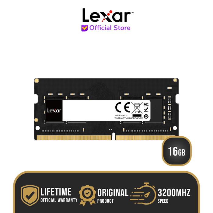 Promo Lexar Ram Memory Sodimm DDR4 16GB PC25600 3200MHz Cicil 0% 3x - Jakarta Pusat - Lexar ...
