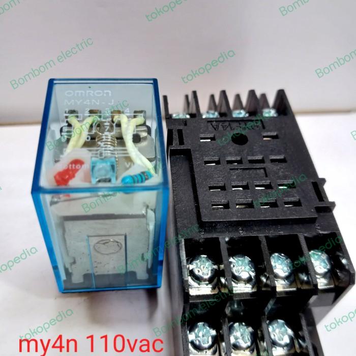 Jual relay omron my4n 110vac+socket 8pin - Jakarta Barat - shop lestari ...