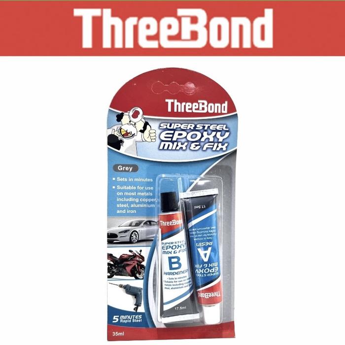 Jual ThreeBond Lem Epoxy / Lem Campur / Lem Besi / Lem Serbaguna 35ml ...