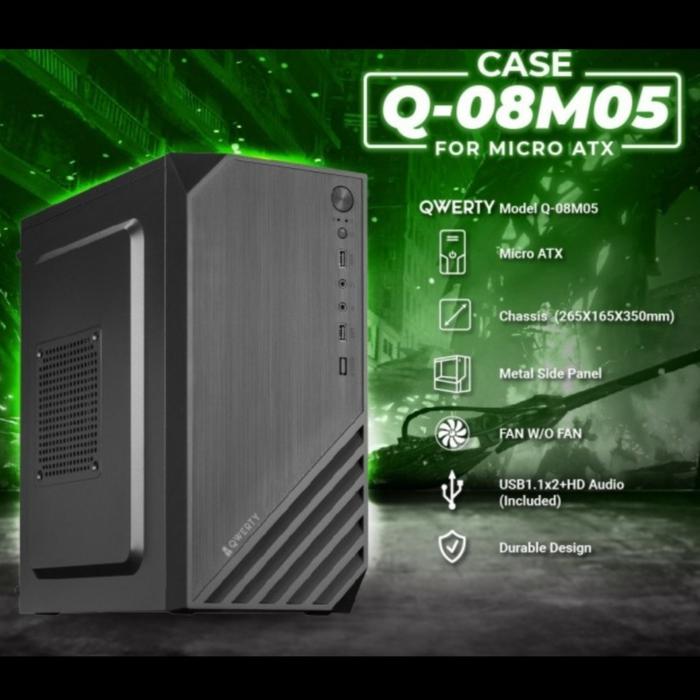 Jual Casing PC Mini Qwerty M-ATX + PSU 450W - Kota Denpasar - Balian ...