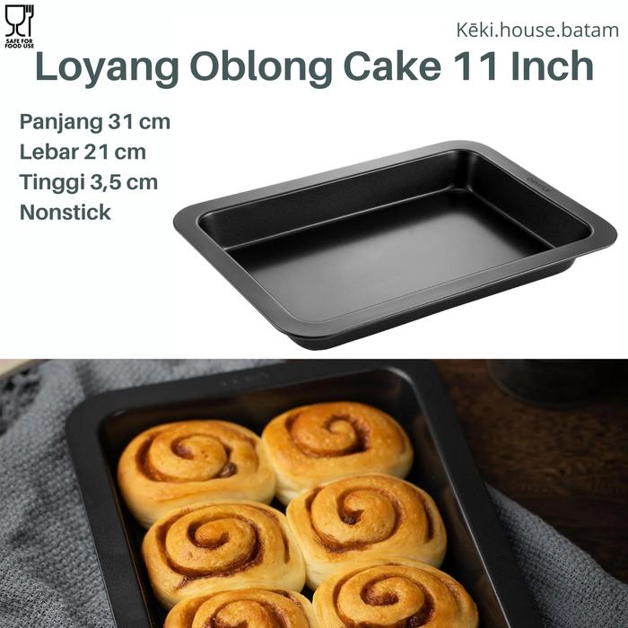 Promo Chefmade Loyang Oblong Cake 11 Inch Nonstick - Kota Batam - Keki ...