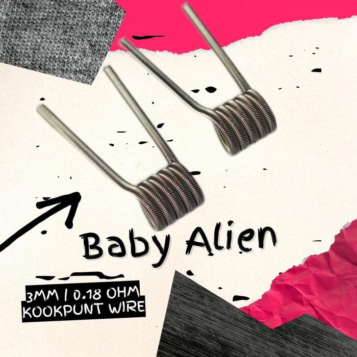 Promo Coil Baby Alien | Alien Dual Core | Premium Prebuilt Ni80 ...