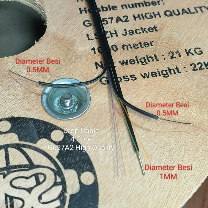 Jual Kabel Fo Drop Core 4 Core 3 Seling Ns2 High Quality Fiber Optik ...