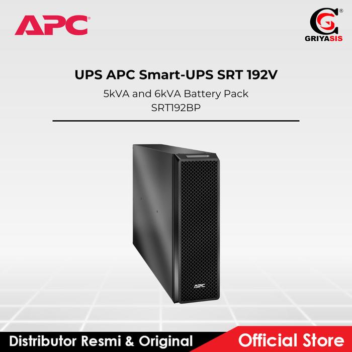 Jual UPS APC Smart-UPS SRT 192V 5kVA and 6kVA Battery Pack SRT192BP ...