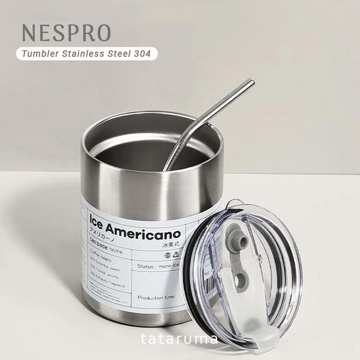 Jual Nespro -tumblr Stainless Steel 304 Estetik Kedap Tahan Panas ...