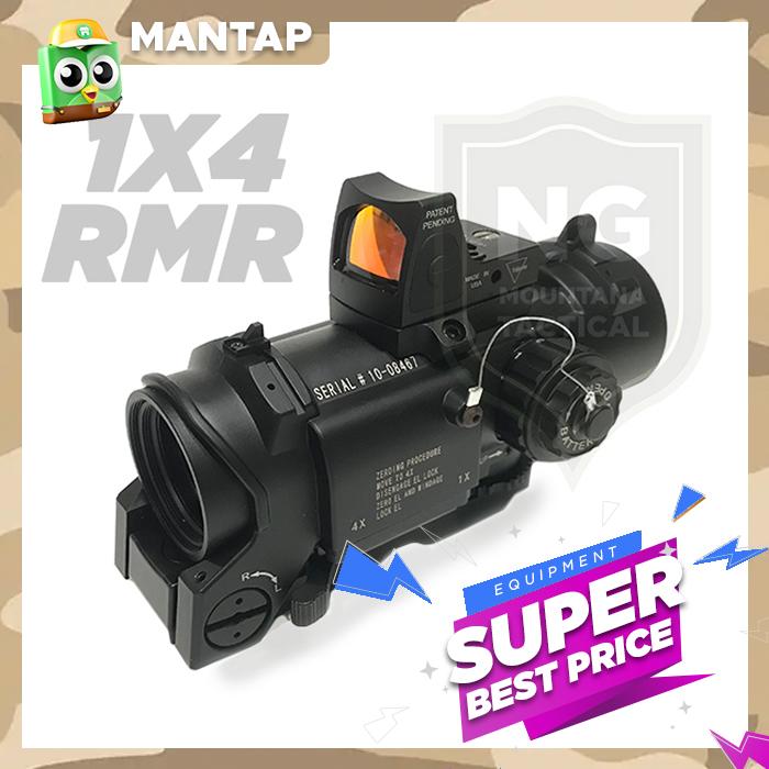 Jual Elcan Specter RMR Scope 1x 4x Fix Zoom QD Rail - Jakarta Barat ...