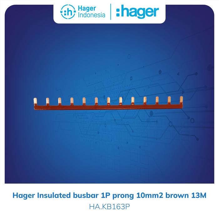 Promo Hager Rel MCB Busbar Sisir MCB 1 Phase 63a 63 ampere 13 Mata ...