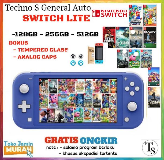 Jual Nintendo Switch Lite Console Full Game - Biru, 128gb - Jakarta ...