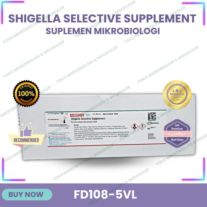 Jual Shigella Selective Supplement - Suplemen Mikrobiologi, 5 Vial ...