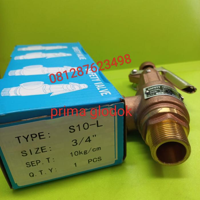 Jual Safety valve handle 3/4"/safety valve S10-L 3/4"/safety valve KEI ...