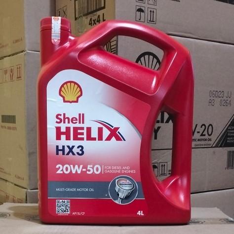 Jual oli Shell Helix HX3 SAE 20W-50 1 DUS ORIGINAL - Jakarta Barat ...