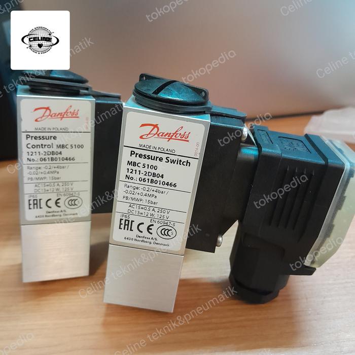 Jual pressure switch danfoss MBC5100 1211-2DB04 061B010466 - Jakarta Barat - Celine teknik ...