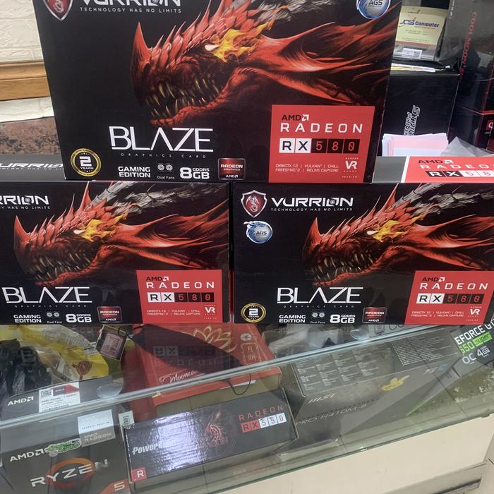 Jual vga ati radeon rx 580 8gb 256bit ddr5 vurrion - Jakarta Pusat ...