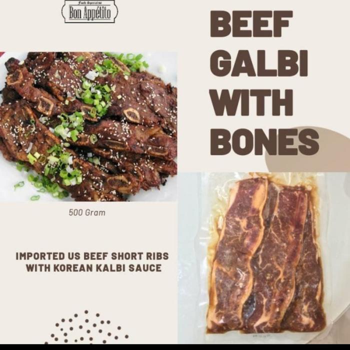 Jual Beef Galbi with Bones / Short Ribs / Kalbi sapi Korean BBQ - Kab ...