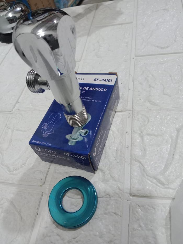 Jual Stop kran single toilet stop kran single ukuran 1/2 inch - Premium ...
