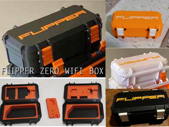 Jual Flipper zerro wifi box /Tempat Flipper box/print 3d/ case saja ...