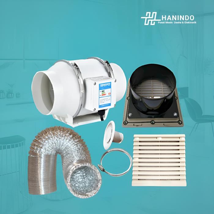 Jual Exhaust Fresh Air 4 inch Inline Fan Fresh Air 4 inch Exhaust ...