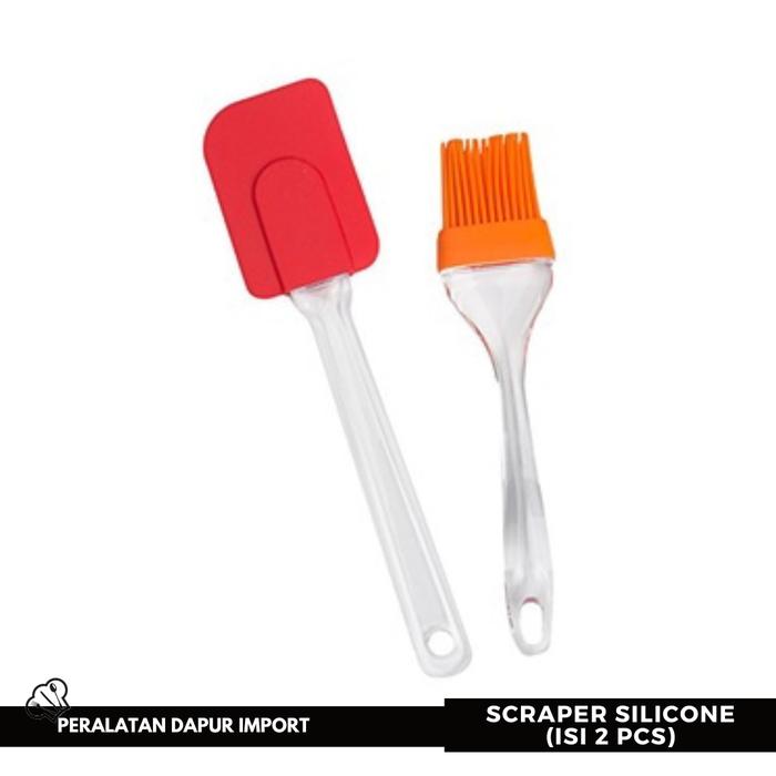 Jual Scraper Spatula Silicone Warna Set isi 2 - Jakarta Utara ...