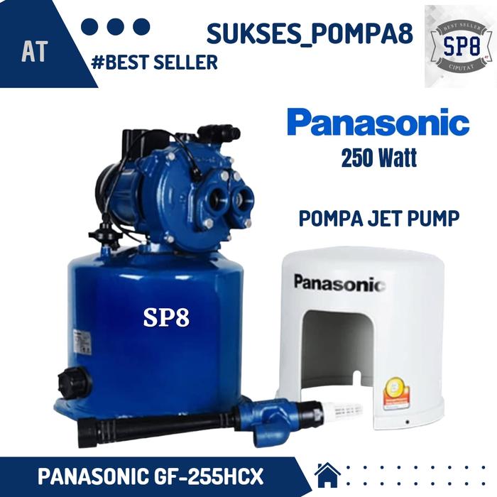 Jual Pompa Air Panasonic GF-255 HCX Otomatis / Pompa Air Jet Pump ...