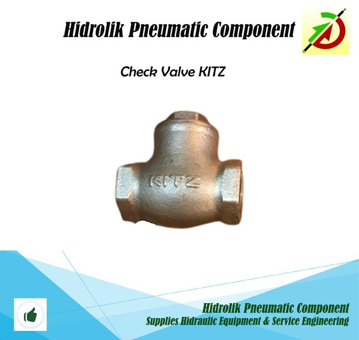 Jual Check Valve KITZ Kuningan Drat 2 Inch / Swing Check Valve 2 ...