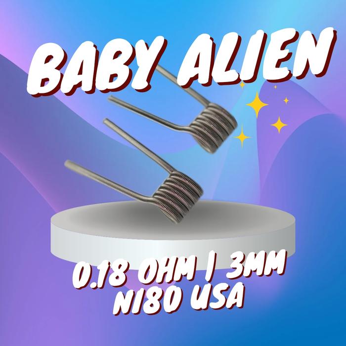 Promo Coil Baby Alien meletek | Alien Dual Core Ni80 USA - Jakarta ...