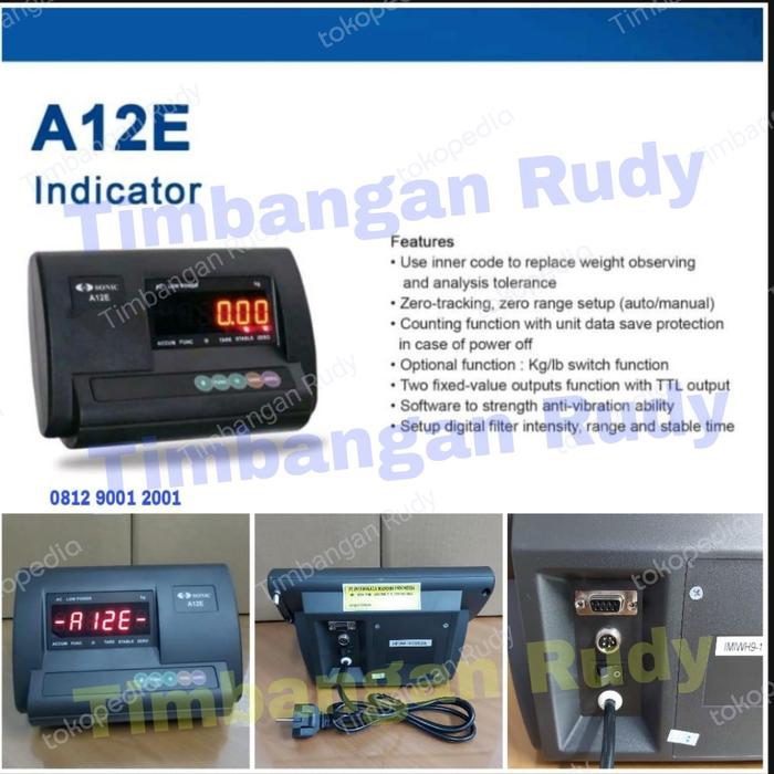 Jual SONIC A12E - Weighing Indicator - Kab. Bogor - Timbangan Rudy ...
