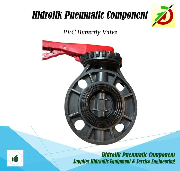 Jual PVC Butterfly Valve DN 65 / Butterfly PVC 2,5 Inch - Jakarta Barat ...