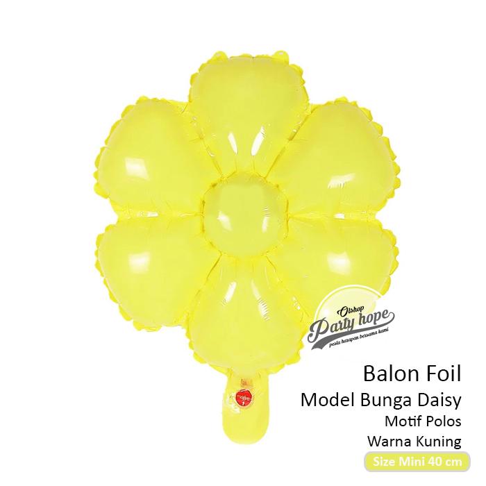 Jual Balon Foil Bunga daisy Mini / Balon Bunga matahari / Sunflower ...