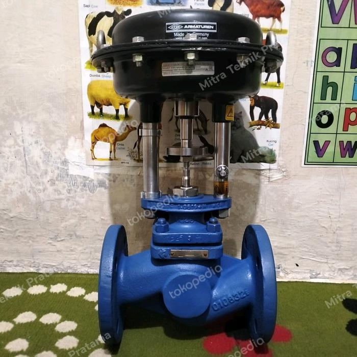 Jual Control Valve Ari Faba Armaturen PN16 2" inch DN50 Pneumatic ...