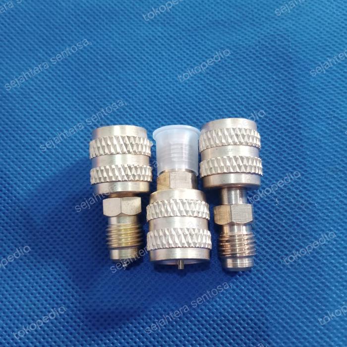 Jual nepple adapter r410 ke r22/nepel adapter sambungan r410,r32 ke r22 ...