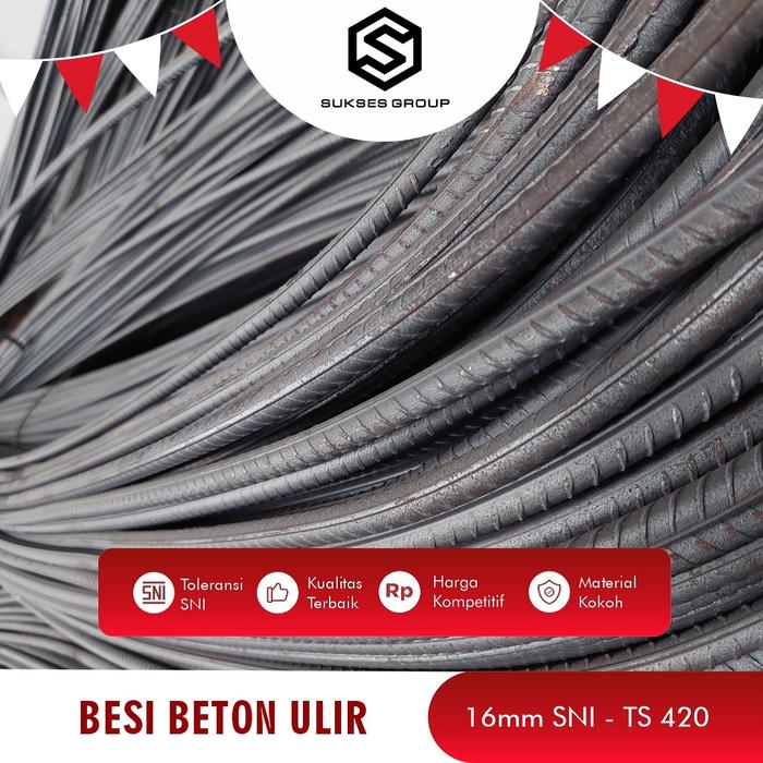 Jual Besi Beton Ulir 16mm Sertifikat SNI - TS 420 - Kota Surabaya ...