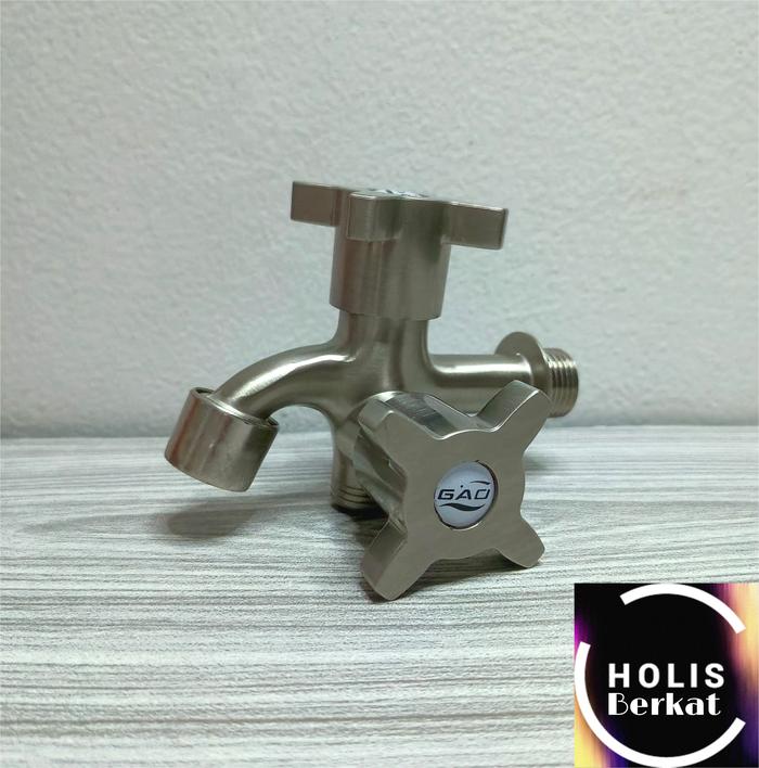 Promo Kran Air Cabang / Keran Double /Kran Shower Stainless SUS 304 ...